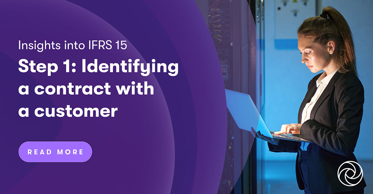 Insights into IFRS 15 – Step 1: Identifying a contract with a customer ...