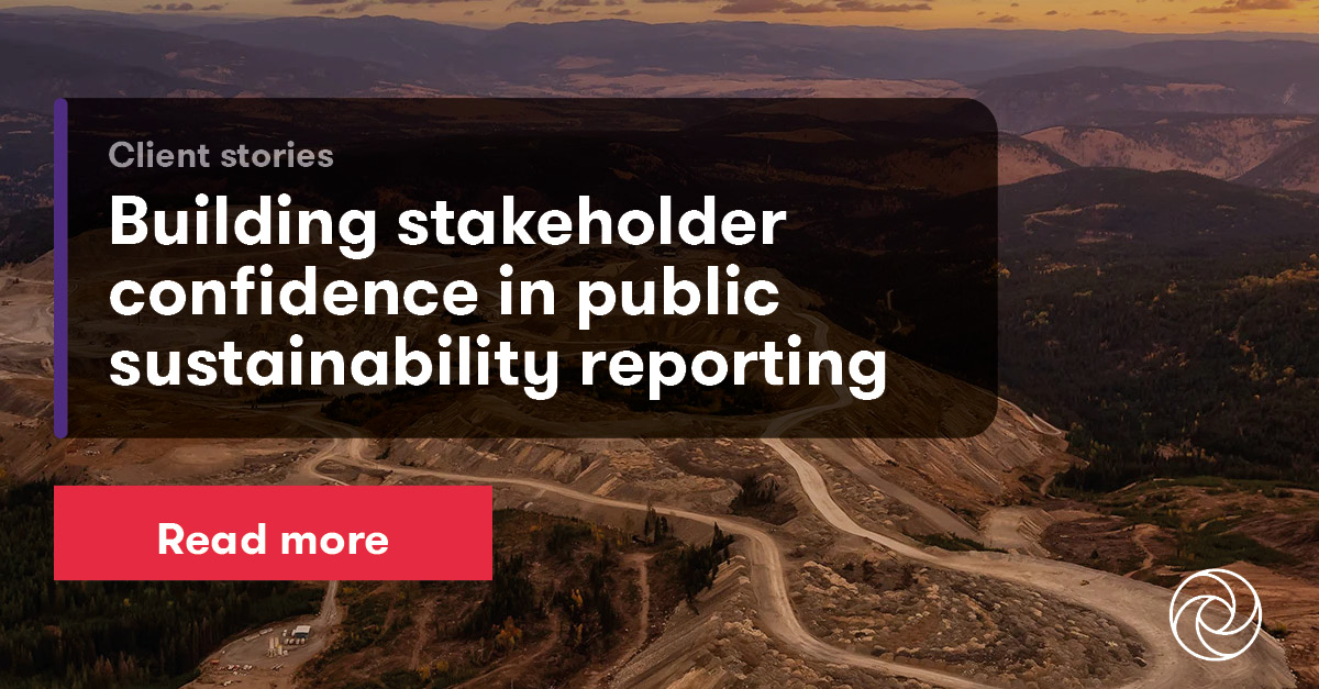 Building stakeholder confidence in public sustainability reporting | Doane Grant Thornton
