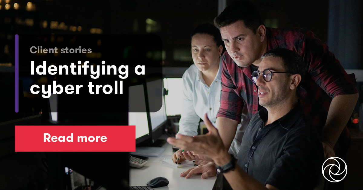 Identifying a cyber troll | Doane Grant Thornton