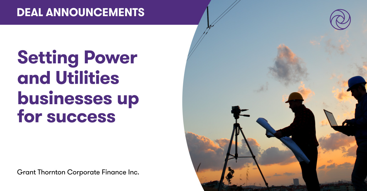 Power & Utilities | Doane Grant Thornton